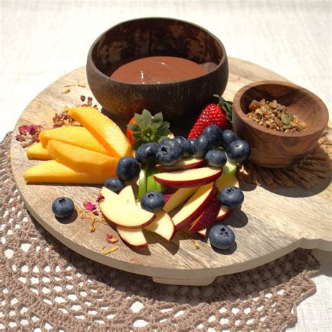 Healthy Chocolate And Collagen Fruit Dip Nutraviva