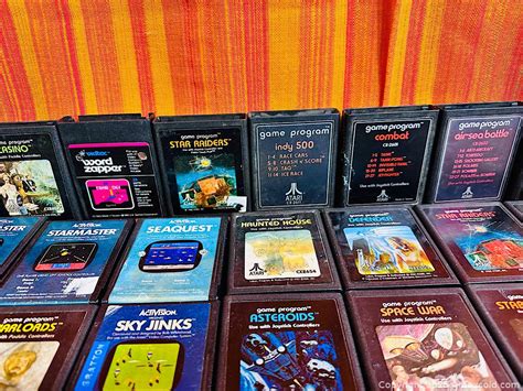 Atari 2600 Intellivision And Colecovision Game Cartridges Maxsold
