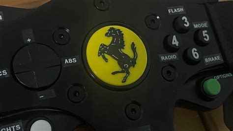 Ferrari Logo For Thrustmaster Wheel Badge By Ant Download Free Stl