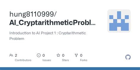 Aicryptarithmeticproblemmainpy At Master · Hung8110999ai