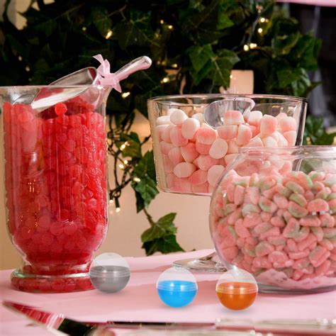 Orddiart 50pcs Plastic Balls Openable Clear Balls For Creative Present Packaging And Display