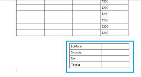 How To Create An Invoice In Google Docs