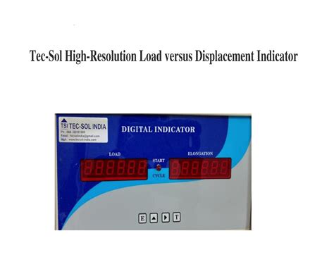 Digital Load Vs Displacement Indicator For Laboratory At Rs 15000 In Chennai