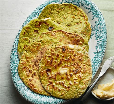 Wild Garlic And Cheddar Flatbreads Recipe Olivemagazine