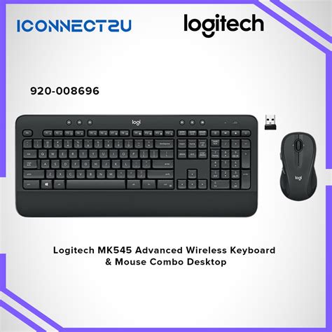 Logitech Mk545 Advanced Wireless Keyboard And Mouse Combo 920 008696