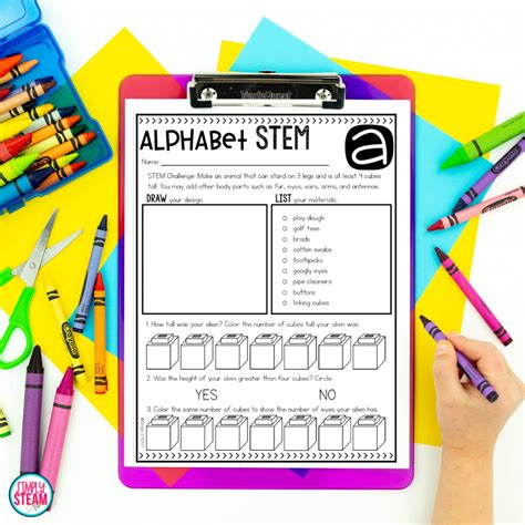 Kindergarten Stem Learning Letters Has Never Been So Engaging Simply