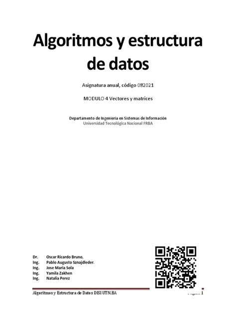 vectores y matrices pdf c puntero programación de computadora
