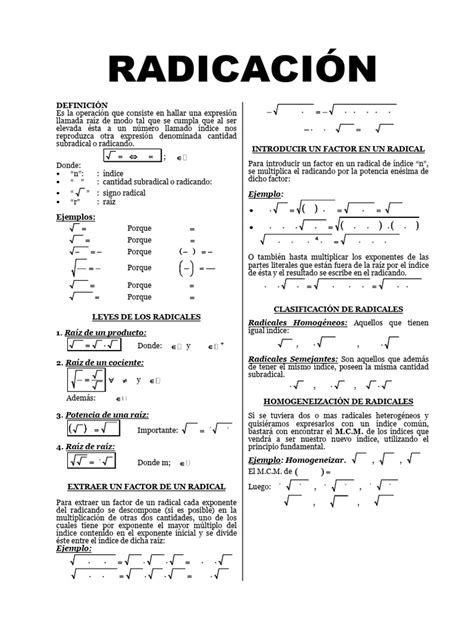 Radicación Pdf
