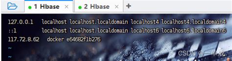 Hbase 技术文档 单机docker基础安装（非高可用）hbase Docker Csdn博客