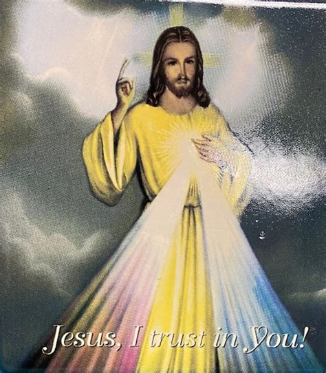 4 Divine Mercy Tile For Hanging Or Table Display