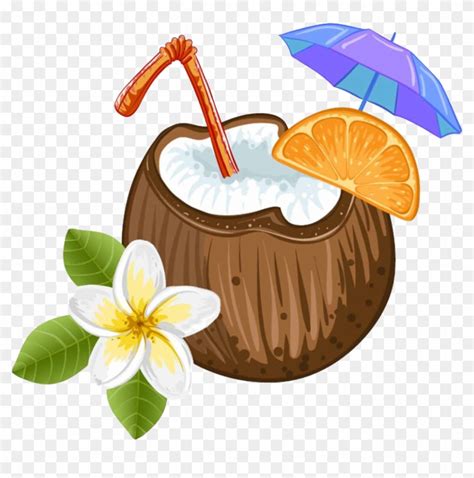 Coconut Drink Clipart