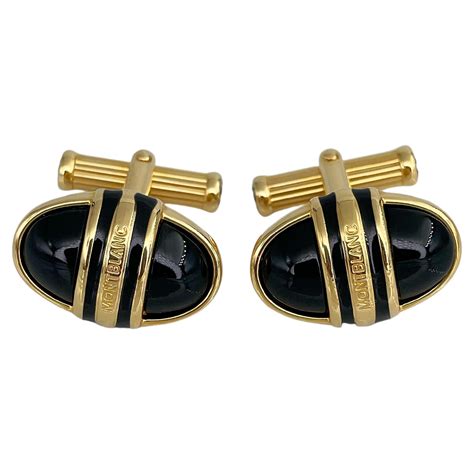 Montblanc Meisterstuck Gold And Lapis Cufflinks At 1stdibs Montblanc