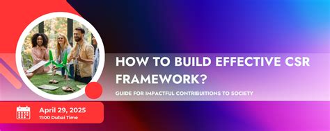 Webinar How To Build Effective Csr Framework Esg News
