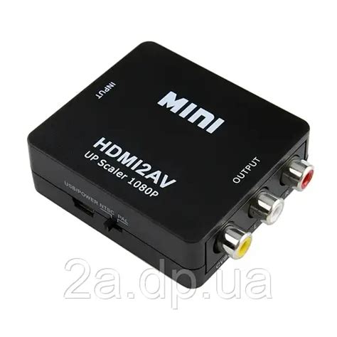 Конвертер переходник с Hdmi на Rca Av тюльпаны адаптер Hdmi2av Id 1744843129 цена 230