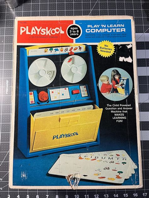 Playskool Play N Learn Computer Vintage 1972 Etsy