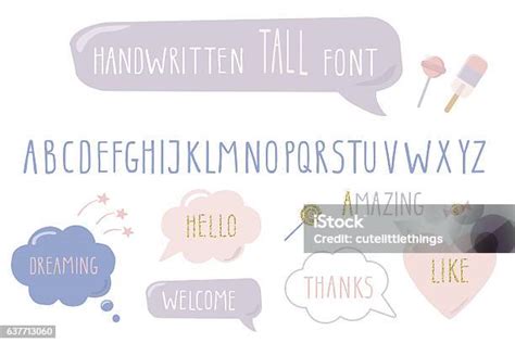 손으로 그린 좁은 글꼴 키가 큰 알파벳입니다 얇은 글자를 쓴 낙서 거친에 대한 스톡 벡터 아트 및 기타 이미지 거친 귀여운