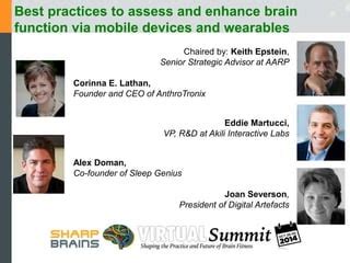 Best Prac­tices To Assess And Enhance Brain Func­tion Via Mobile