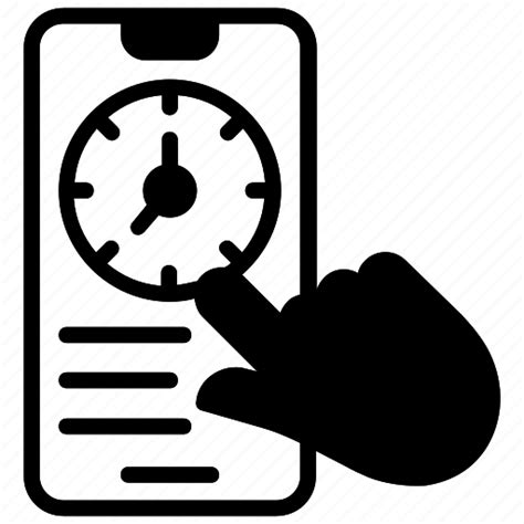 Time Tracking Management Analysis Scheduling Allocation Icon