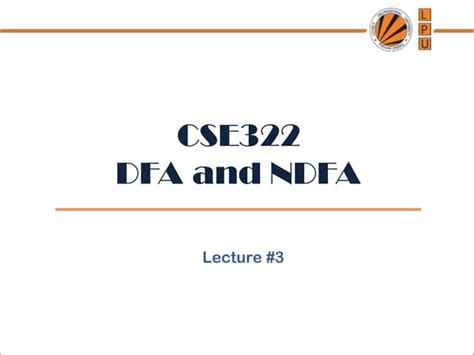 lecture 3 ppt by 5th sem lpu lecture ppt ppt