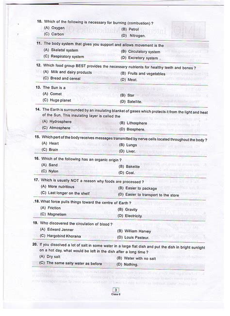 Class 6 Sof Nso Sof Imo Sof Ieo Sample