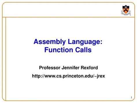 Ppt Assembly Language Function Calls Powerpoint Presentation Free