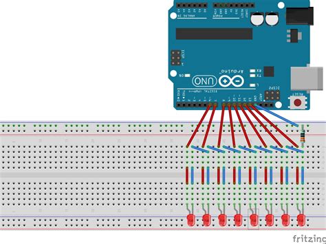 8 Led Sweep Arduino Project Hub