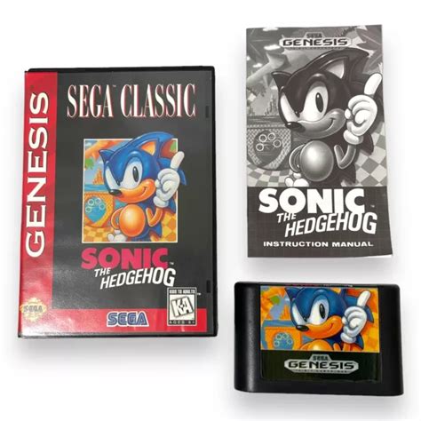 Sonic The Hedgehog Sega Classics Sega Genesis 1995 Vente Au Détail