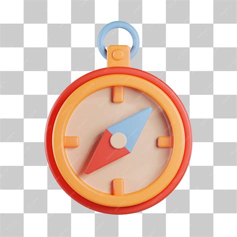 Premium Psd Compass 3d Icon