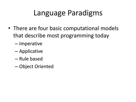 Ch1 language design issue | PPTX | Programming Languages | Computing