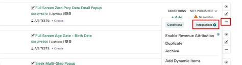 How To Add An Integration To A Campaign Digioh Help Docs