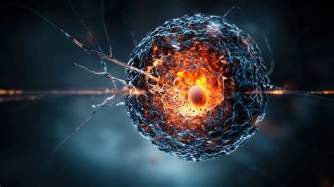 Dynamic Atomic Reactions In A Laboratory Science Concept Energetic Environment Close Up View
