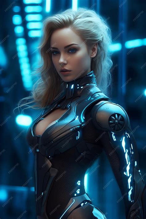 Premium Ai Image The Girl In The Robot Suit Premium Ai Image The Girl In The Robot Suit