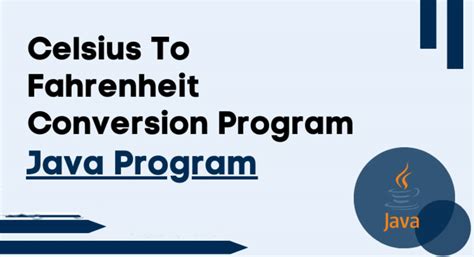 How To Convert Celsius To Fahrenheit In Java