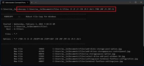 How To Use Robocopy Multi Threaded Feature To Speed Up File Copy On