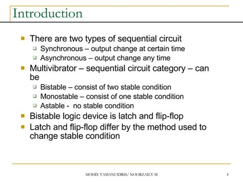 sequential logic circuit ppt
