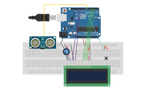 Circuit Design Proximity Sensor Tinkercad