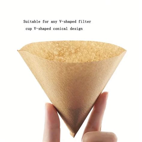 20100pcs 커피 여과지 커피 컵용 여과지 커피 컵용 여과지 2 4 인분 손으로 양조 한 커피 포트 여 Temu Of