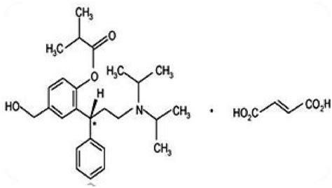 Structure Of Fesoterodine Fumarate Download Scientific Diagram