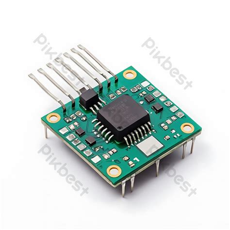 Voltage Reference Ic Isolated On A White Background Photo  Free Download Pikbest