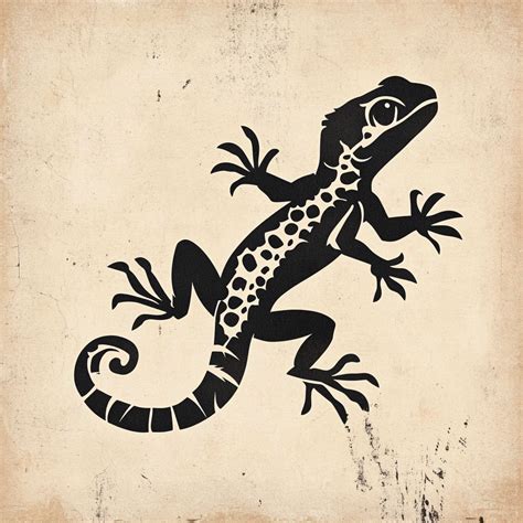 Lizard Painting Stencil Bring Movement To Your Creations