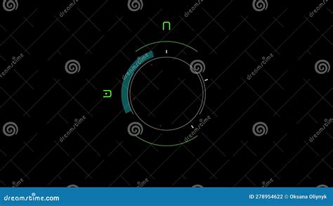 Hud Circle Interfaces Futuristic Display Loading Target Intro 3d