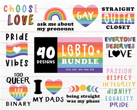 Pride Svg Bundle Lgbtq Svg Bundle Pride Awareness Month Svg Cut