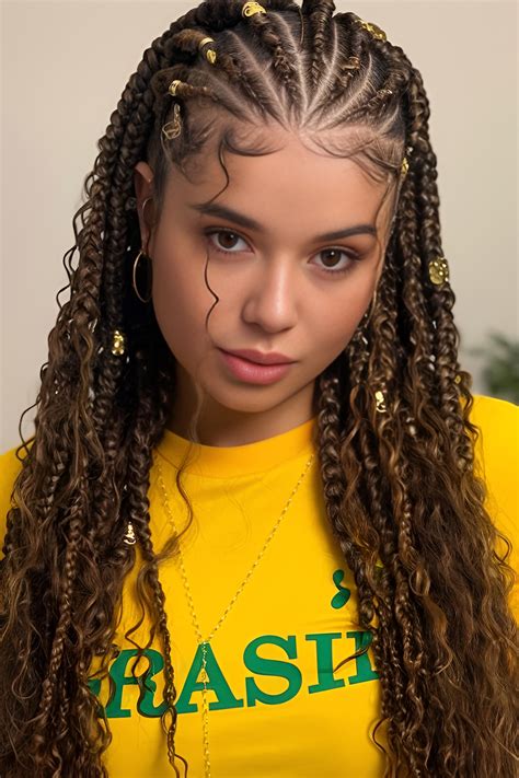 15 Gorgeous Fulani Braids With Knotless Braids Styles Insiderlyfe
