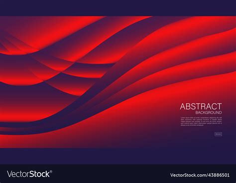 Red Abstract Wave Background Royalty Free Vector Image