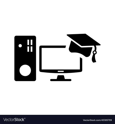 Computer Skills Icon Royalty Free Vector Image