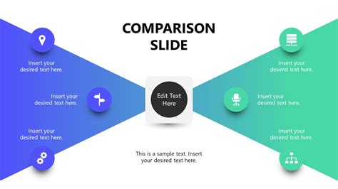 Modern Comparison Slide Template For PowerPoint