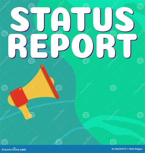 Text Sign Showing Status Report Concept Meaning Update Summary Of