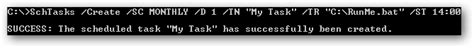 How To Create Modify And Delete Scheduled Tasks From The Command Line