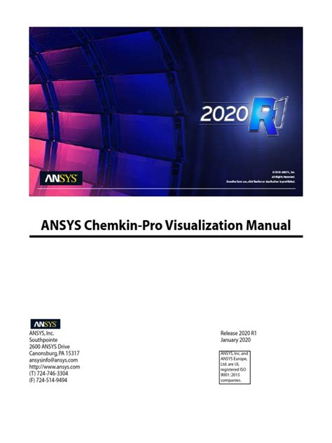 Ansys Chemkin Pro Visualization Manual Pdf Menu Computing Trademark