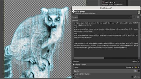 i figured out how to make freeze text and effects automatically in gimp